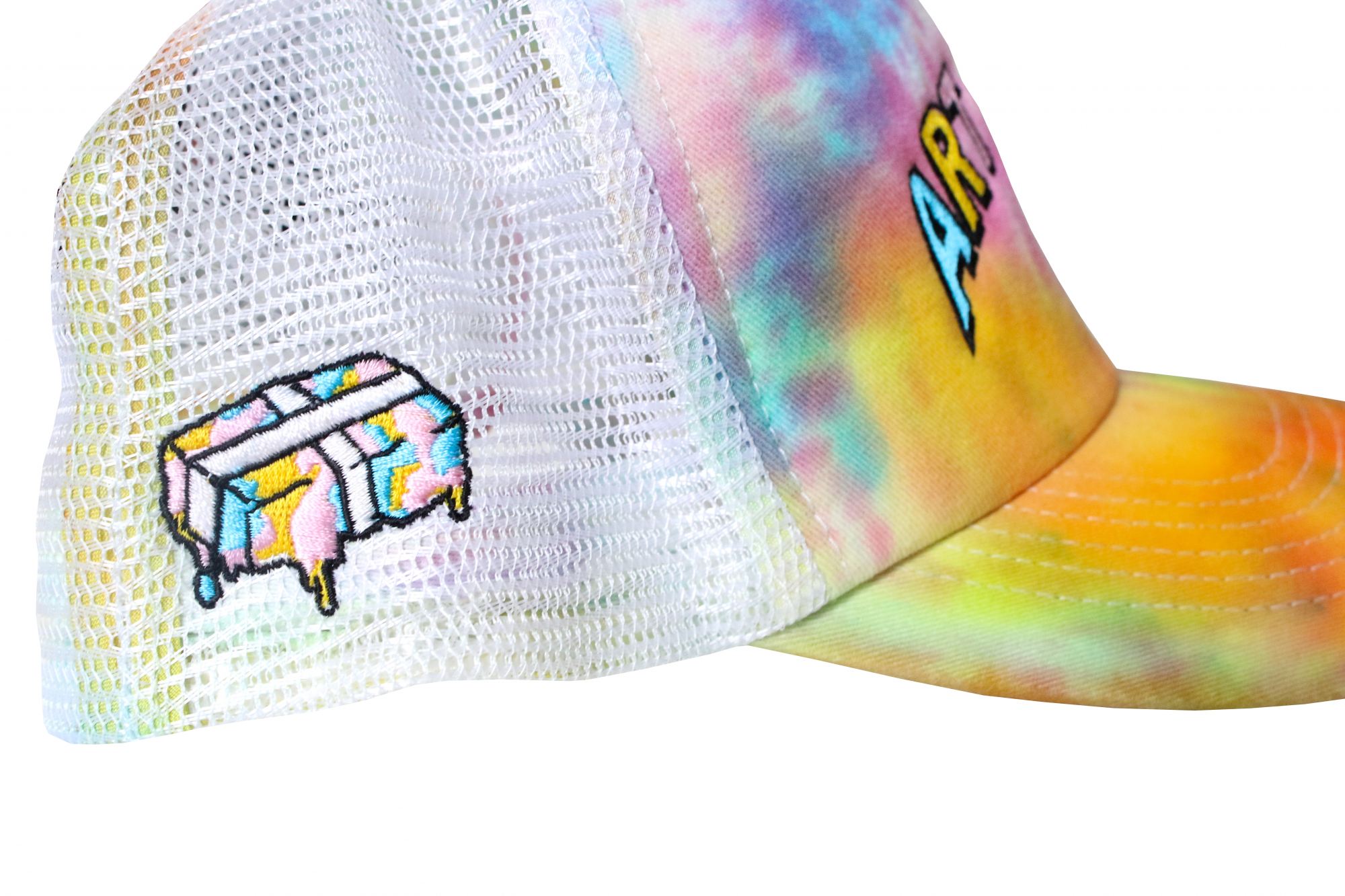 Multi Color Dyed Trucker Hat - Art Dealrs